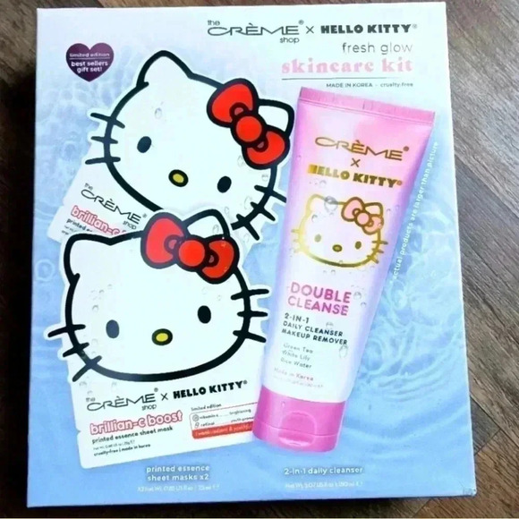 Hello Kitty | Bath, Skin & Hair | Hello Kitty Fresh Glow Skin Care Kit ...